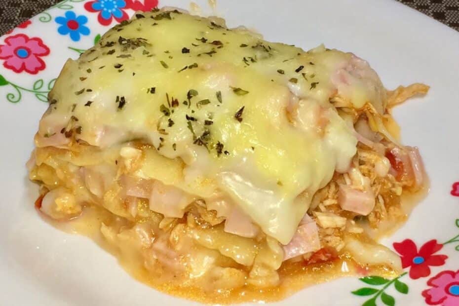 Lasanha de Frango No Molho Branco Caseira - Receita Rápido