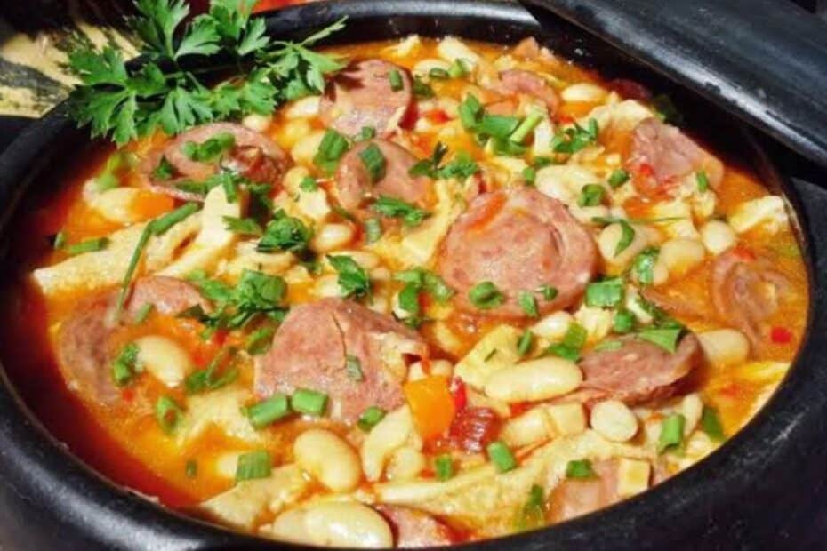 Dobradinha com bacon e linguiça - Receita Rápido